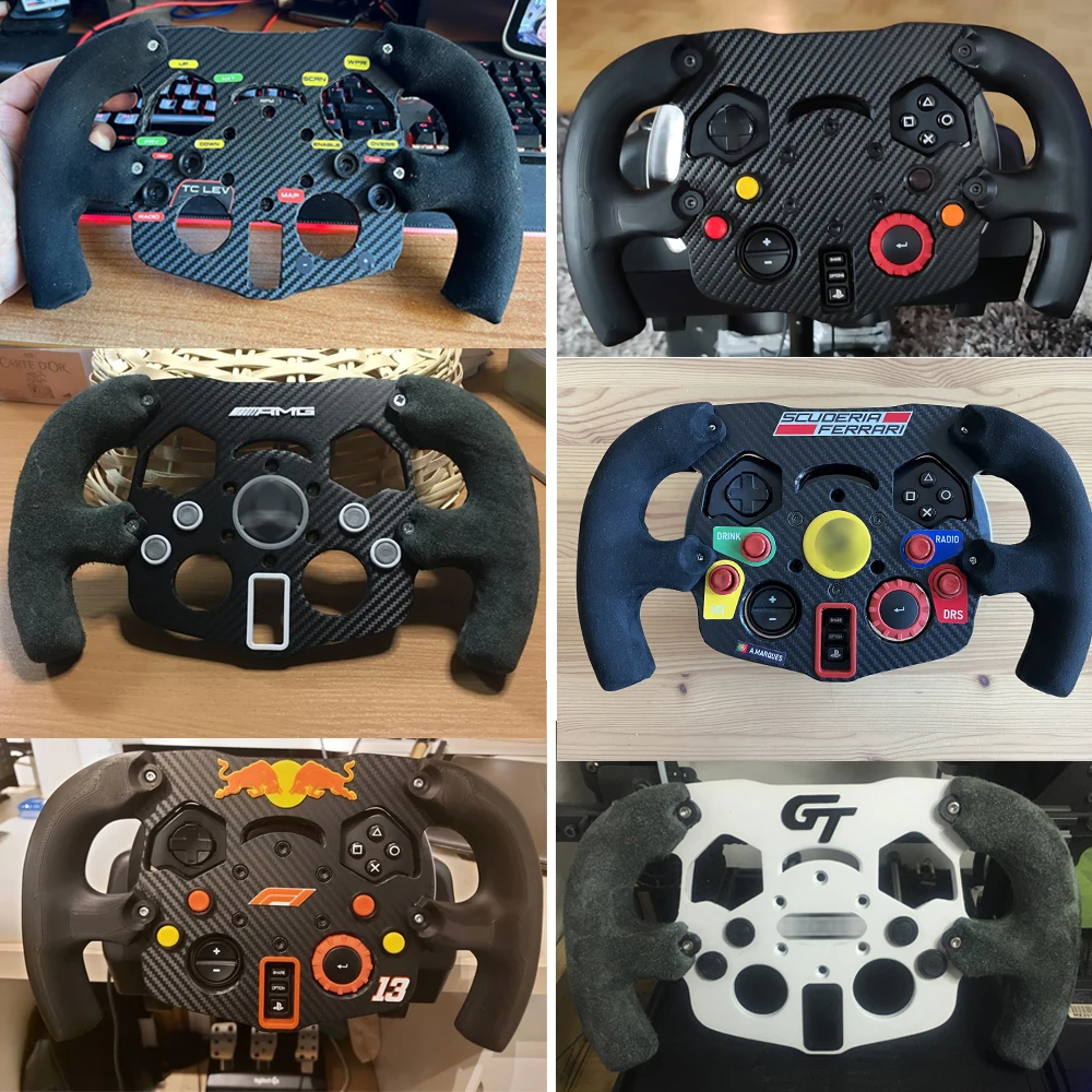Custom-3D-Print-F1-Steering-Wheel-Mod-Racing-Sim-kits-for-g29-g923-Game ...