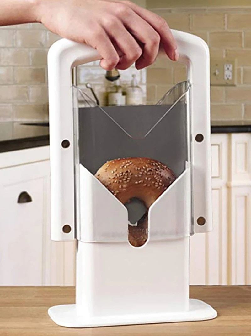 2023-New-Original-Bagel-Guillotine-Universal-Slicer-With-Stainless ...
