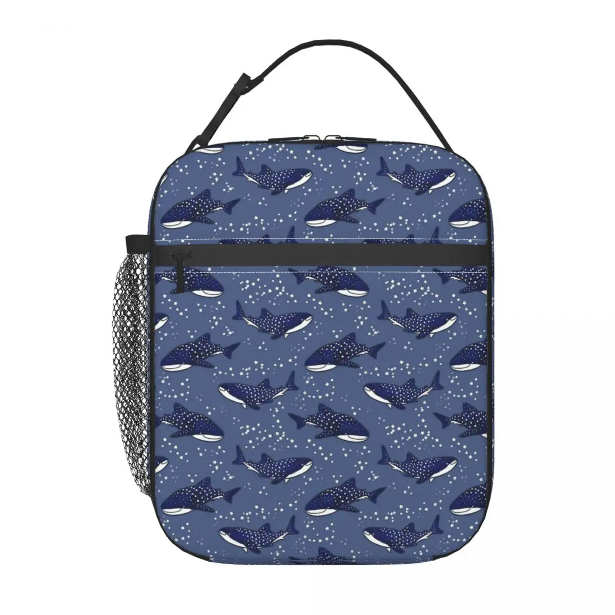 Starry Whale Sharks Thermal Insulated Lunch Bags for Office Galactic ...