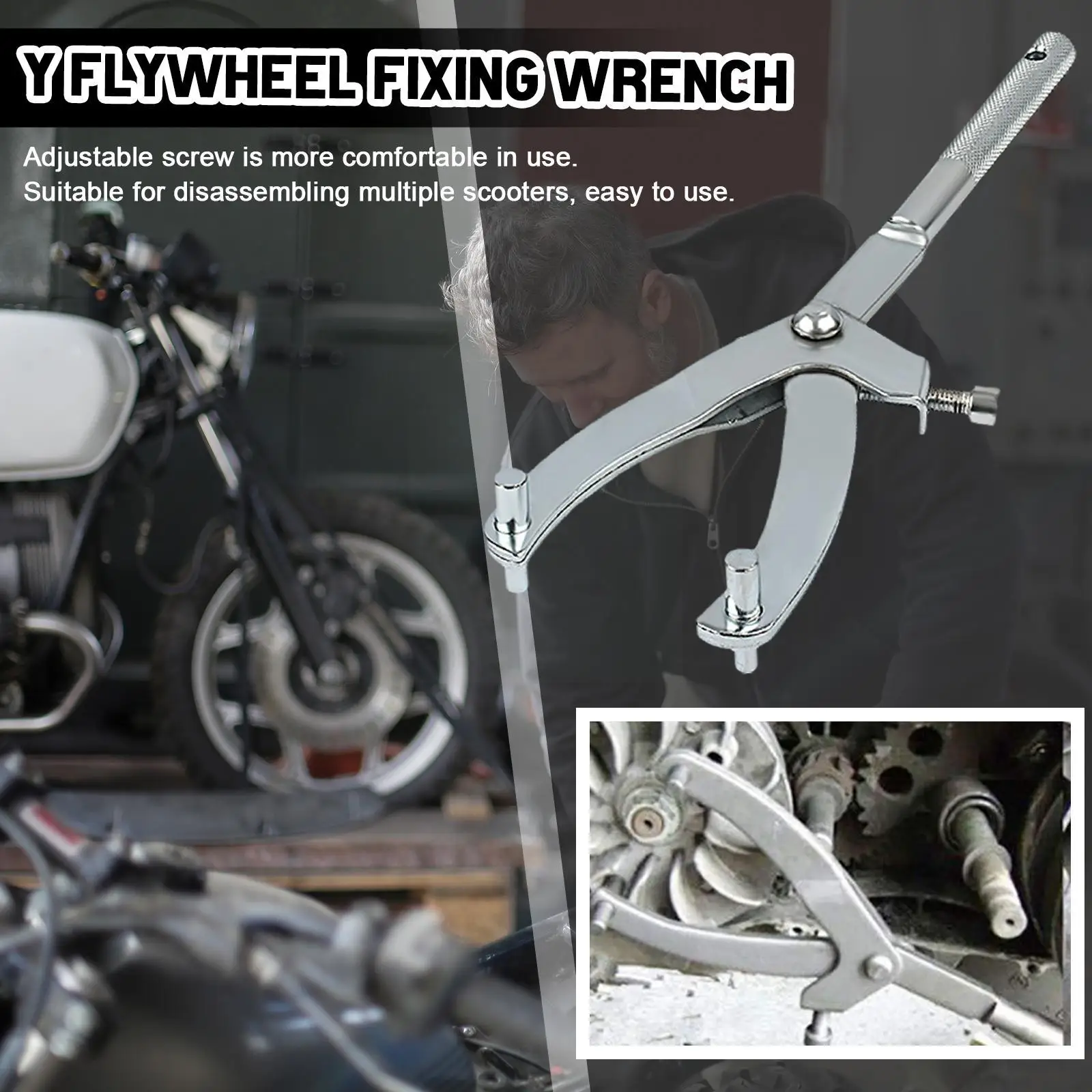 Y-Flywheel-Wrench-Caliper-Motorcycle-Motors-Variator-Remover-Puller ...