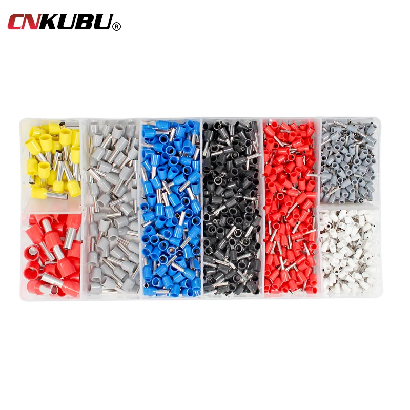 400-700-1000Pcs-VE-European-Tubular-Terminal-Block-Set-Cold-Compression ...