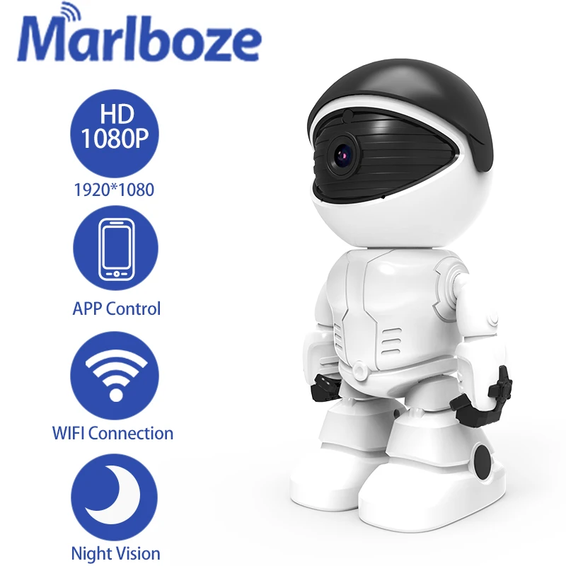 Marlboze-1080P-Robot-WIFI-Ip-Camera-Baby-Monitor-Webcam-APP-Remote ...