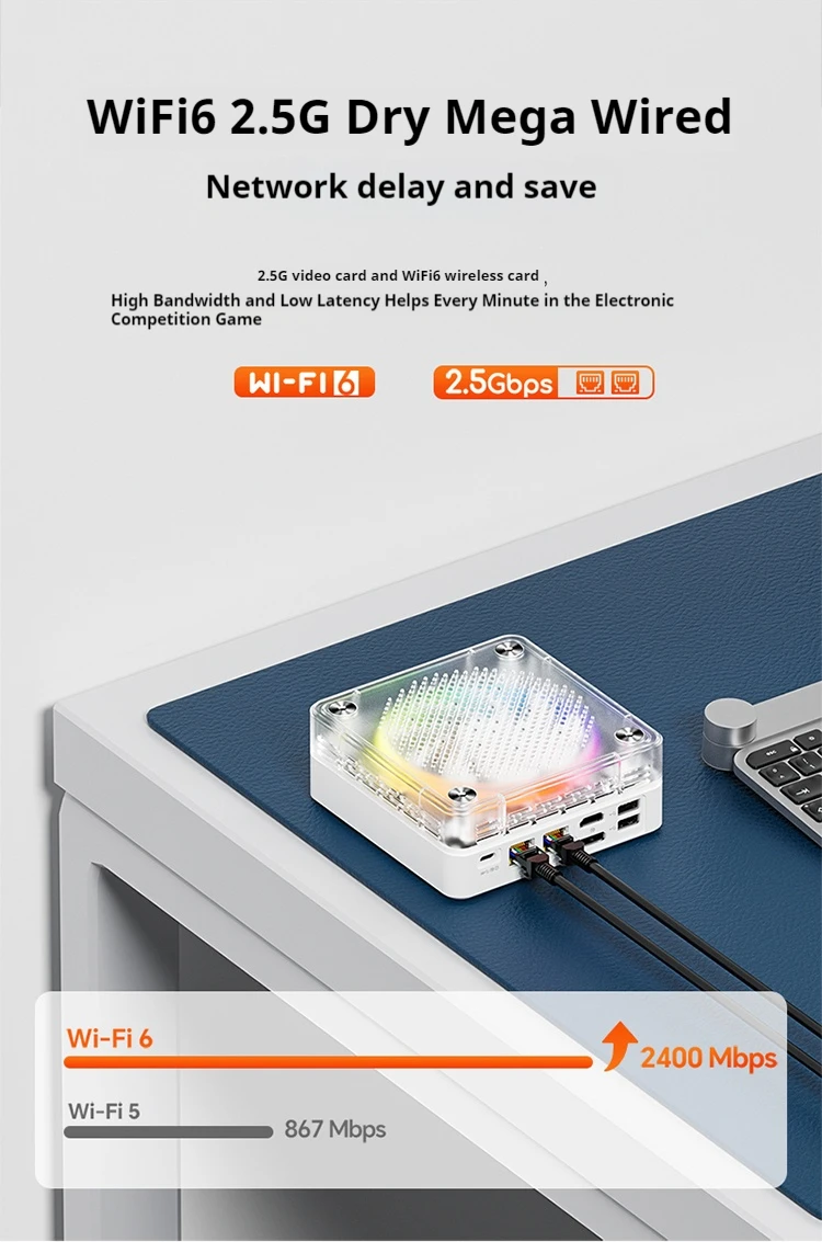 Genmachine Мини-ПК AMD R9 6900HX Win11 4K | AliExpress