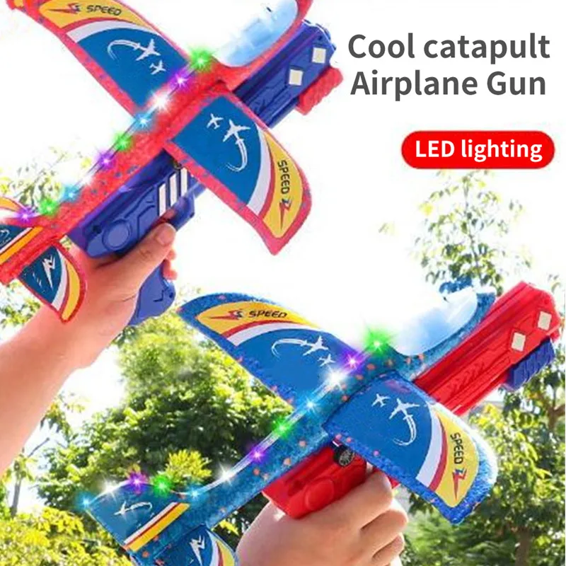 Airplane Model Airplane Glider Launcher Toy | Foam Bubble Model ...