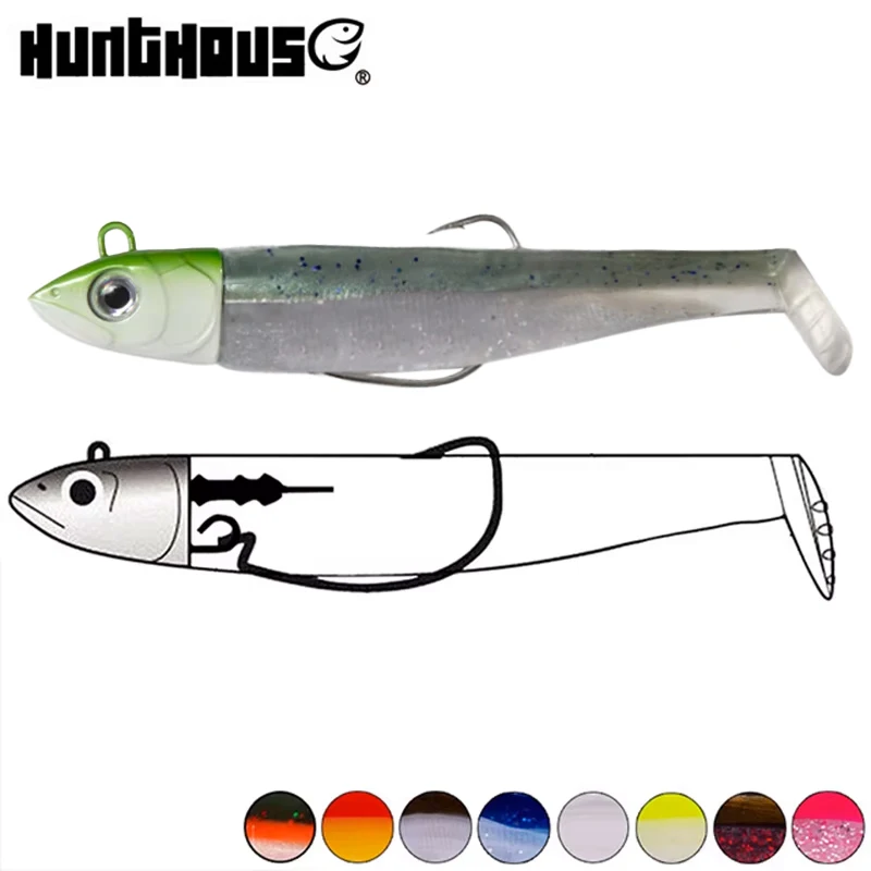 Hunthouse-Black-Minnow-70mm-7g-85mm-12g-100mm-25g-Easy-Shiner-Fishing ...