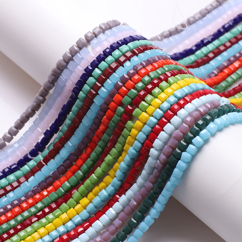 Austrian Crystal Square Beads | Square Crystals Jewelry | 10mm Square ...