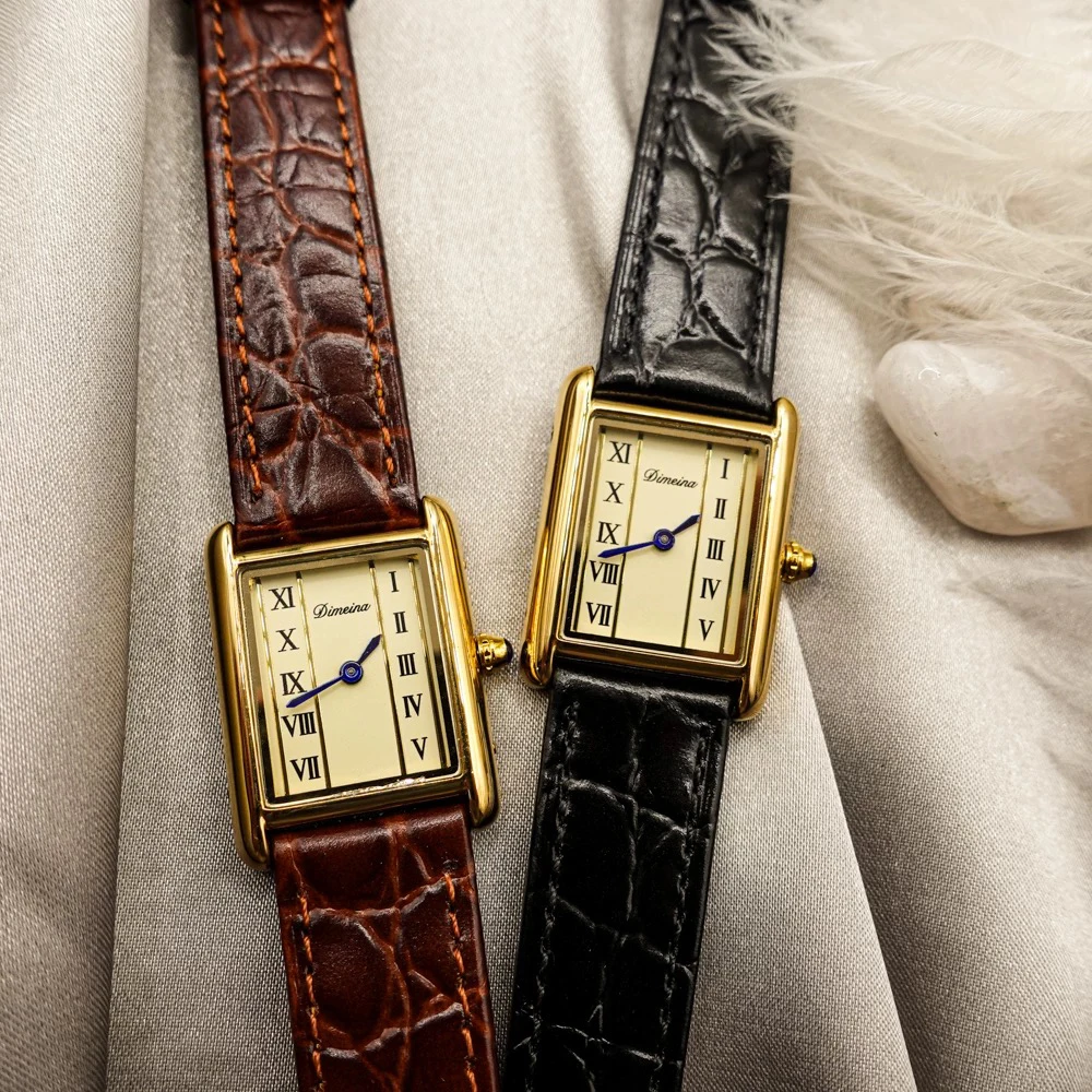 Women-Quartz-Watch-Luxury-Small-Orologio-White-Gold-Roman-Numerals ...