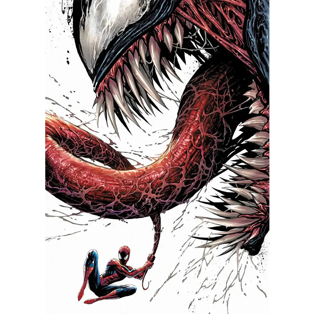 How To Draw Spiderman And Venom Fighting