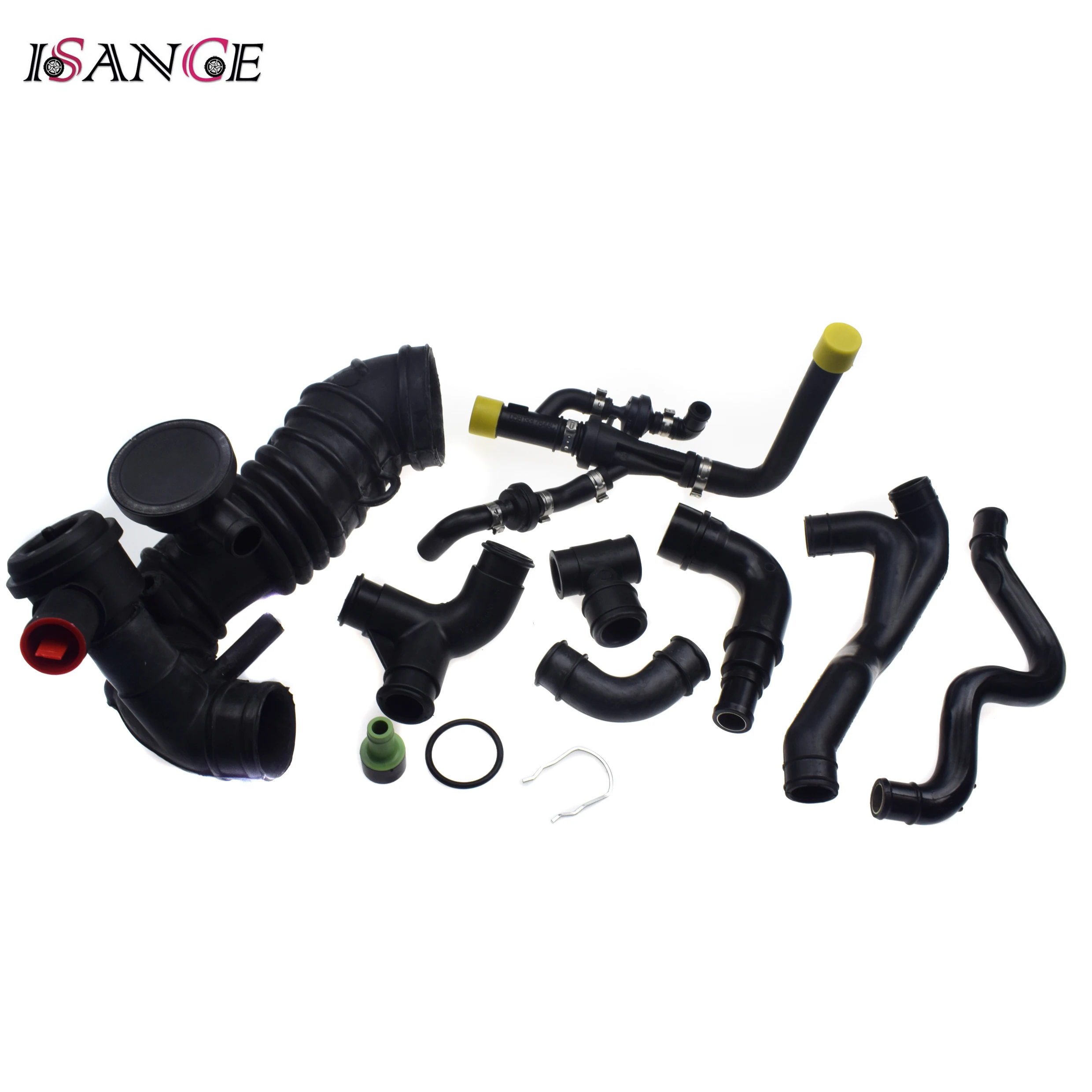 Engine Breather Crankcase Vent PCV Valve & Hose Pipe For 1.8T Audi VW ...