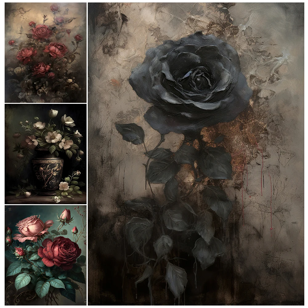 Gothic Rose Art