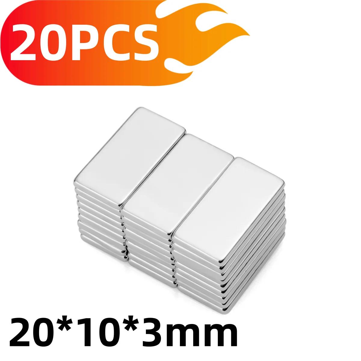 5pcs-10pcs-20Pcs-20x10x3mm-Block-Neodymium-Rectangular-Magnet-NdFeB ...