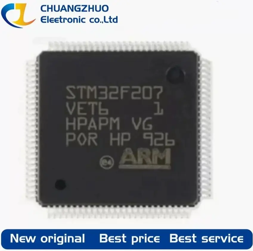 1Pcs-New-original-STM32F207VET6-512KB-ARM-Cortex-M3-132KB-120MHz-FLASH-82-LQFP-100-14x14 ...