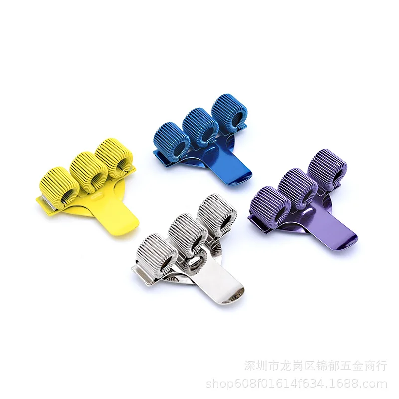 1Pcs-Single-Double-Triple-Hole-Metal-Spring-Pen-Holder-With-Pocket-Clip ...