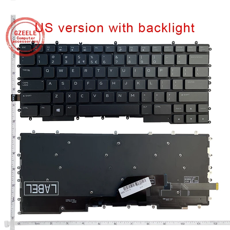 Laptop-Keyboard-For-DELL-G7-15-7500-012PWM-12PWM-NSK-QTCBU-01-English ...