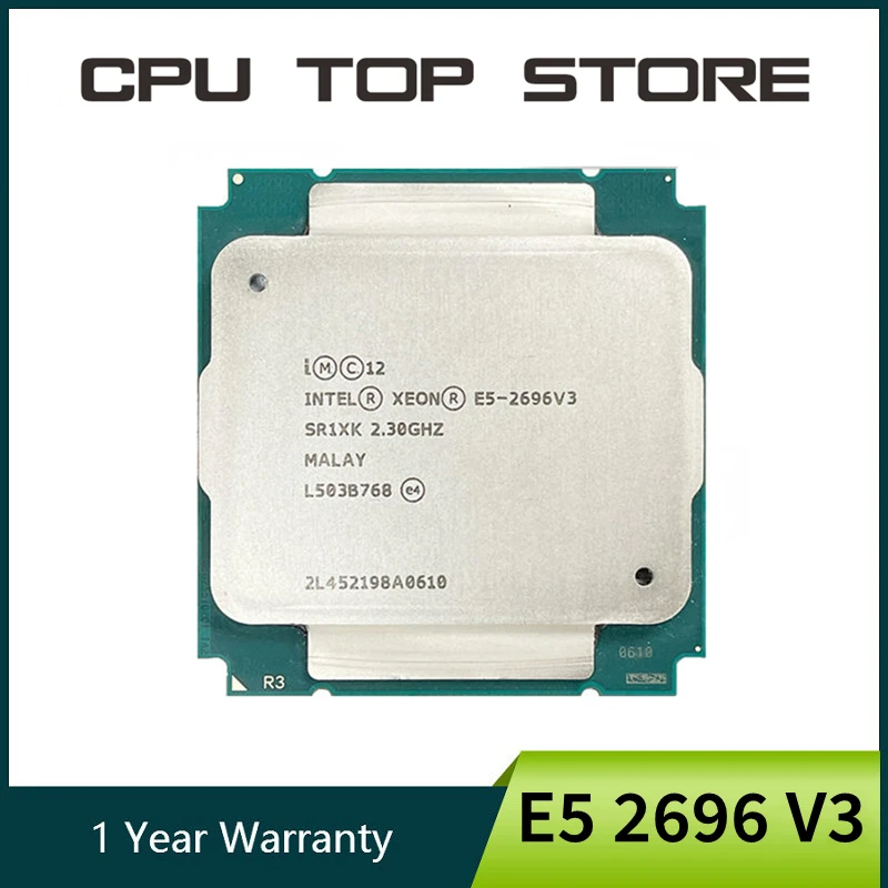 Intel XEON E5 2696V3 E5 2696 V3 프로세서 SR1XK LGA 2.3 3 cpu보다 우수한 18 코어 ...