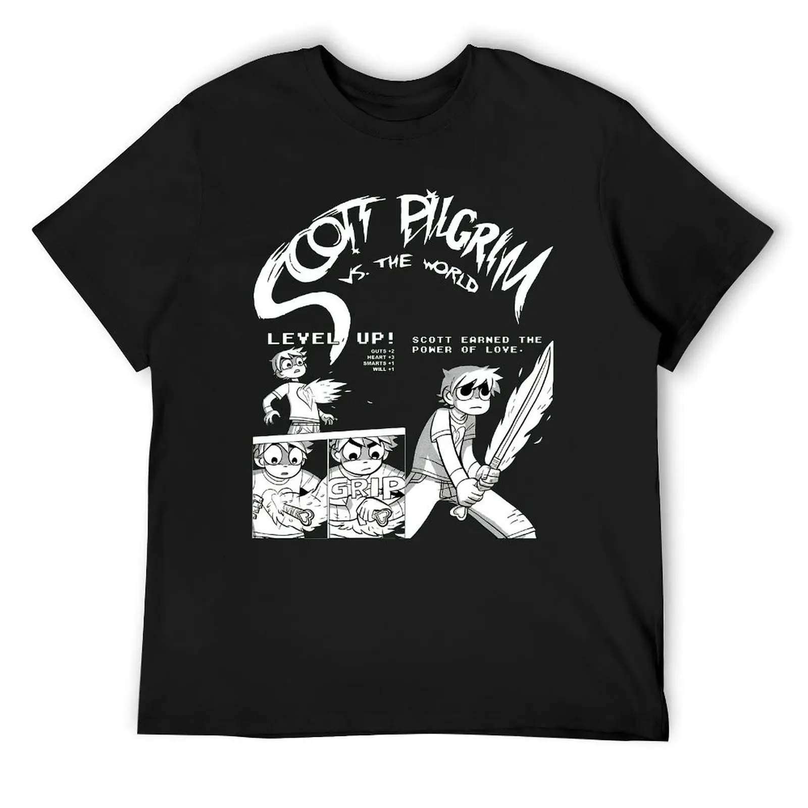 Scott Pilgrim Vs The World Essential for T-shirt Round Neck Motion ...