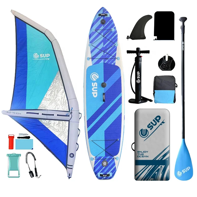 windsurf-board-with-sail-Inflatable-windsurfing-kitesurfing-board-with ...