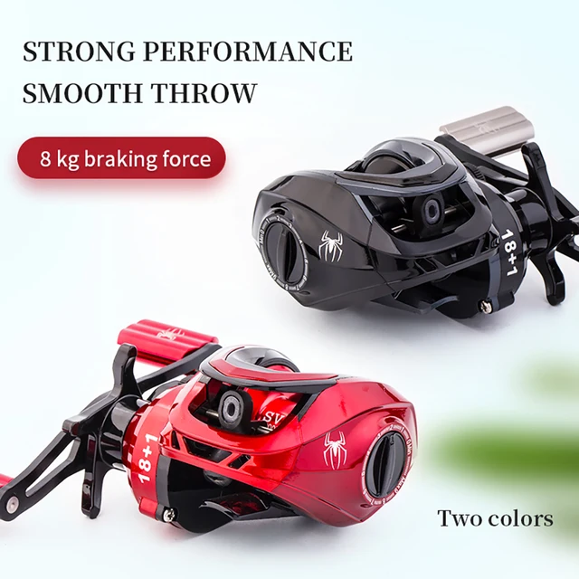 Ultra Light Fishing Baitcasting Reel 8KG Max Drag - Easy Fishing Tackle