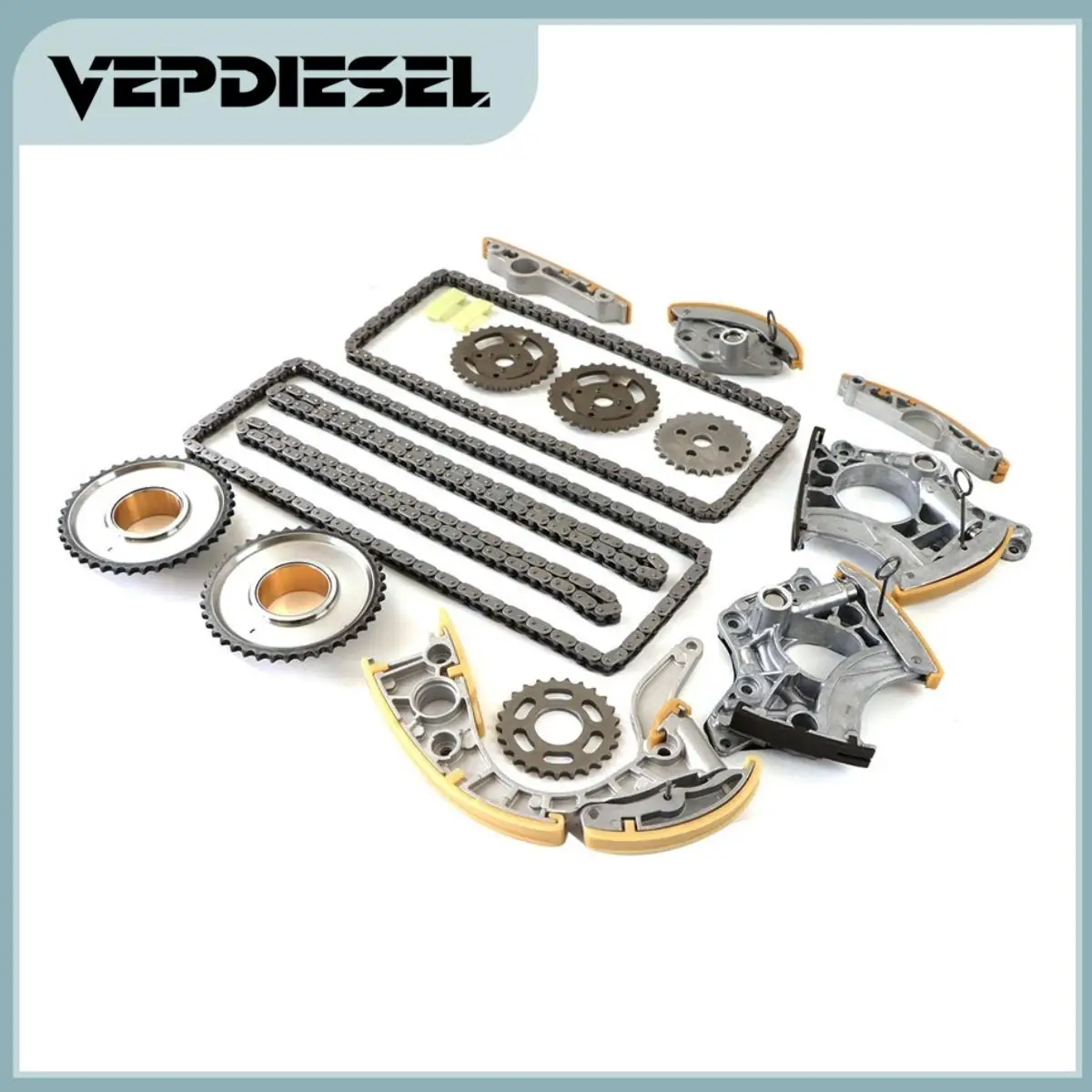 Engine-Timing-Chain-Tensioner-Guides-Sprocket-Set-for-Audi-S5-A6-A8-S8 ...
