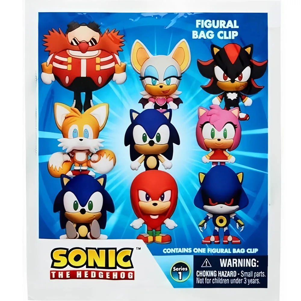Sonic-the-Hedgehog-Bag-Clip-Keychain-Oficial-Licenciado-Random-One ...