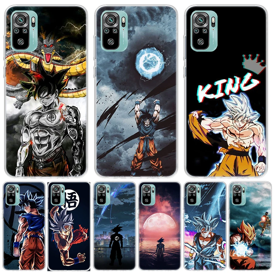 Anime Goku Dragon Ball For Xiaomi Redmi Note 10 10S 9 9S 8 8T 11S 11 ...