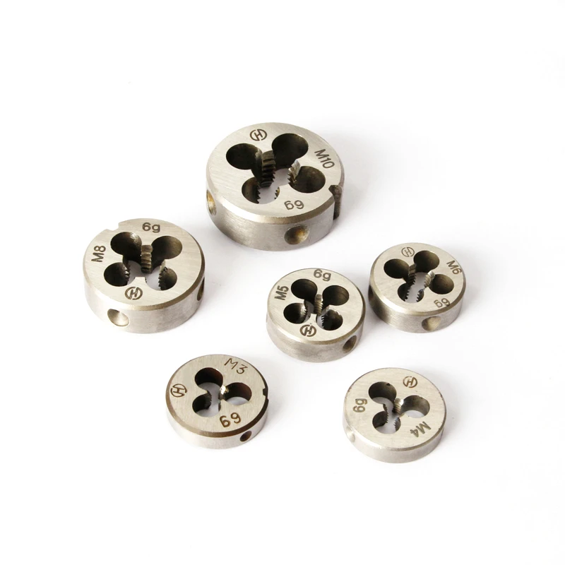 6pcs-Thread-Round-Die-Set-Metric-Right-Hand-Tapping-thread-threading ...