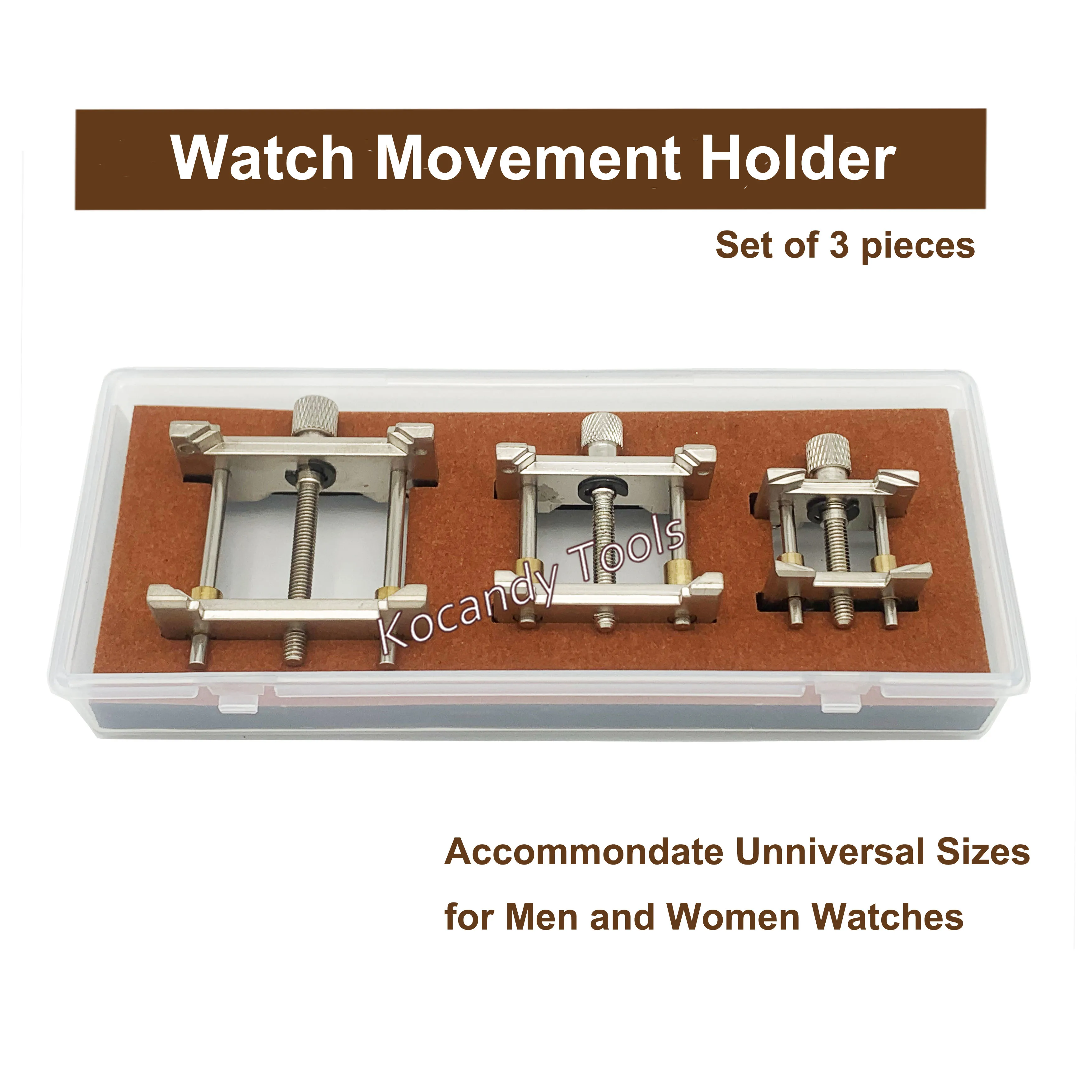 3 in 1 Watch Case Movement Holder Watchmaker Clamp Repair Tool 4040 ...