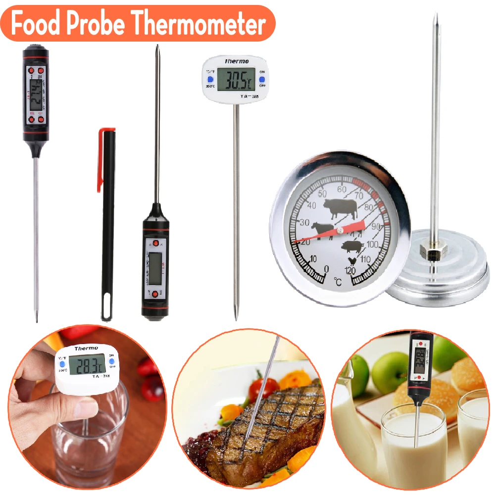 Dial-Kitchen-Thermometer-Stainless-Waterproof-Food-Water-Meat ...