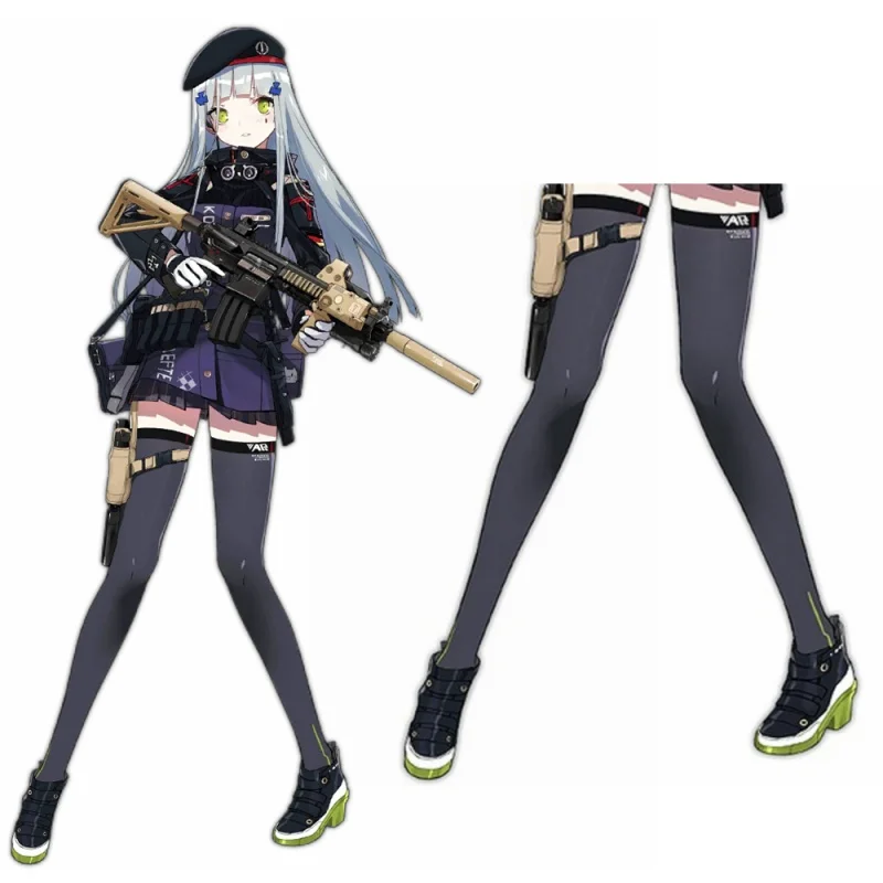 Unisex Anime Cos Girls Frontline HK416 Cosplay Costumes Halloween ...
