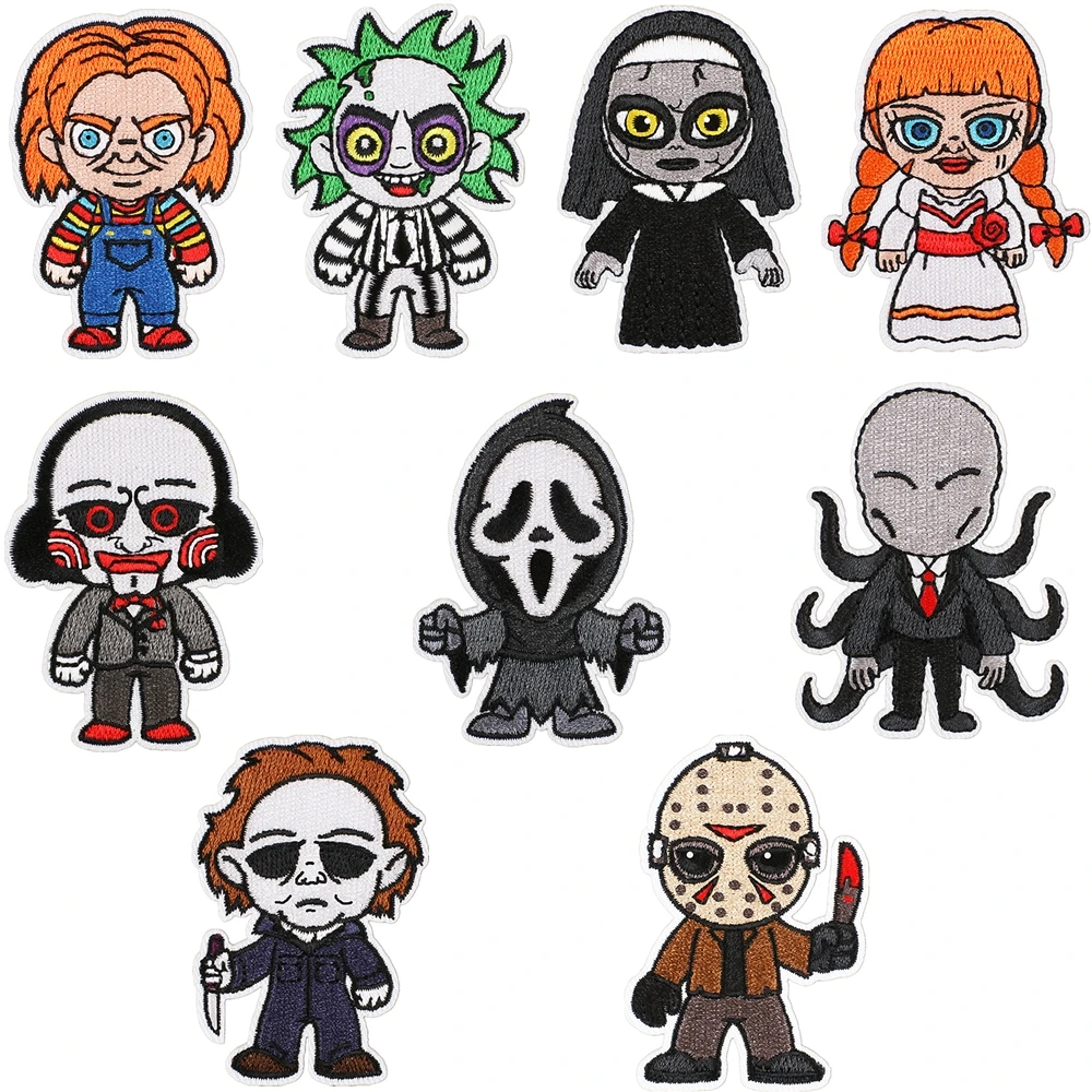 1pcs-Patch-Stickers-Iron-On-Patches-for-Clothing-Sewing-Halloween-Ghosts-Embroidery-Fusible ...
