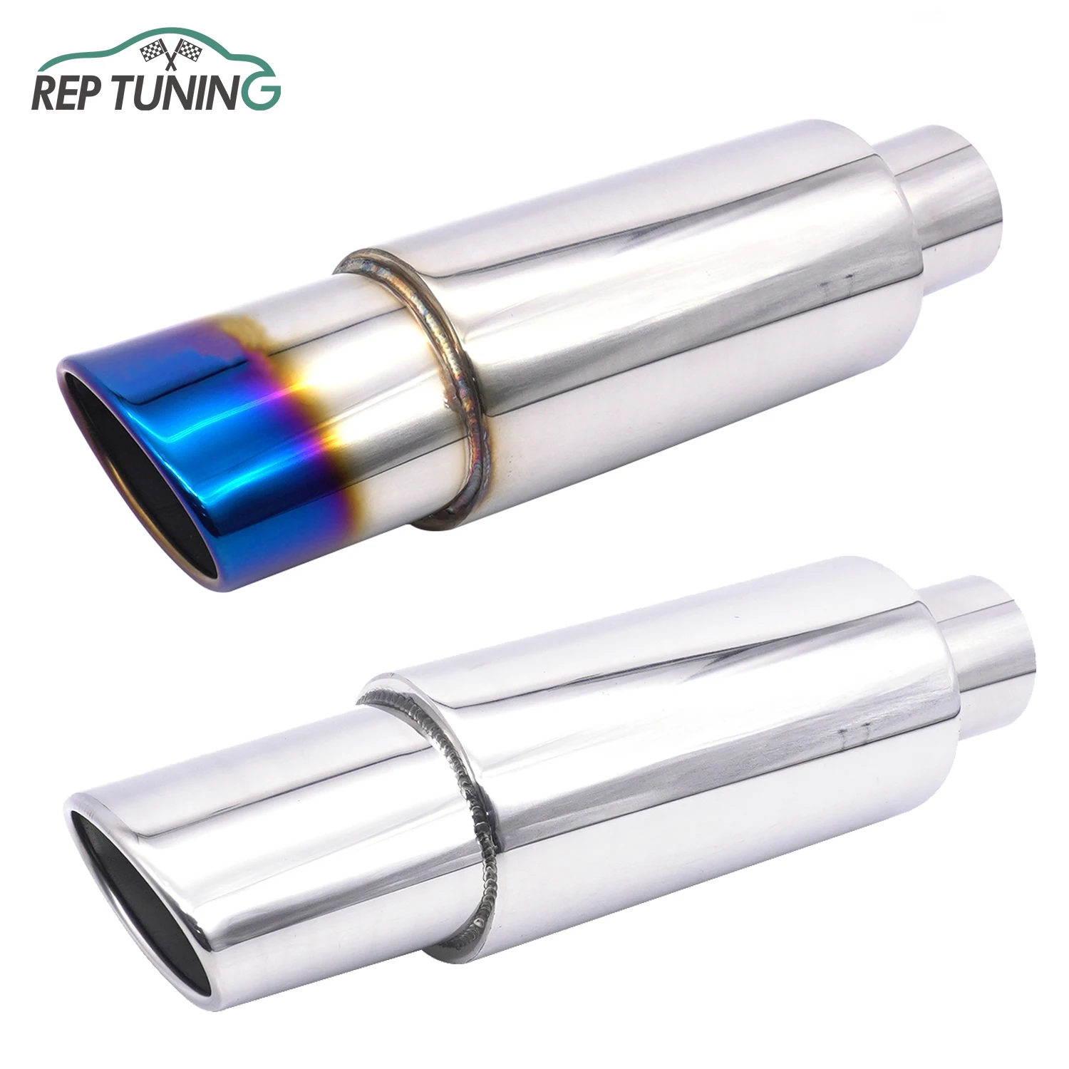 Auto-Racing-Sport-Muffler-Exhaust-Pipe-Car-Escape-Exhaust-Systems-63MM ...