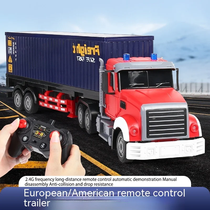 Children-s-Container-Truck-Double-decker-Transporter-Electric-Remote ...