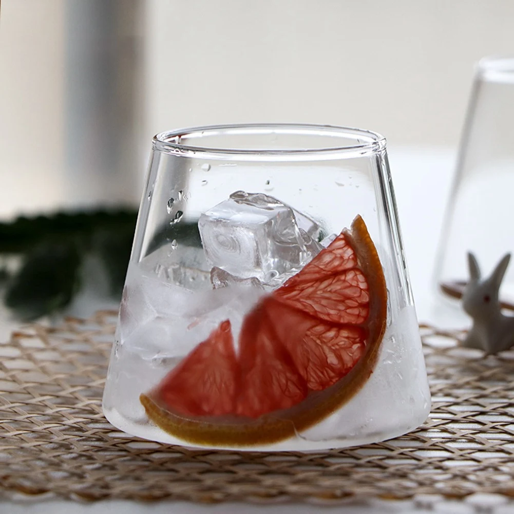 Creative-Mountain-Shape-Water-Cup-Japanese-Transparent-Glass-Cup-Juice ...