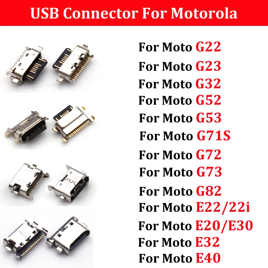 10Pcs For Motorola Moto G13 G22 G23 G32 G52 G53 5G G82 G72 G73 E13 E22 ...