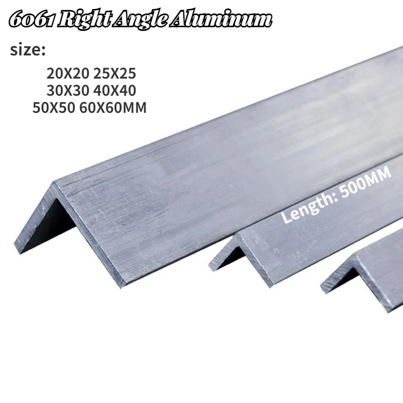 6061-Right-Angle-Aluminum-20-30-40-50-60MM-Thick-3-4-5MM-L-shaped ...