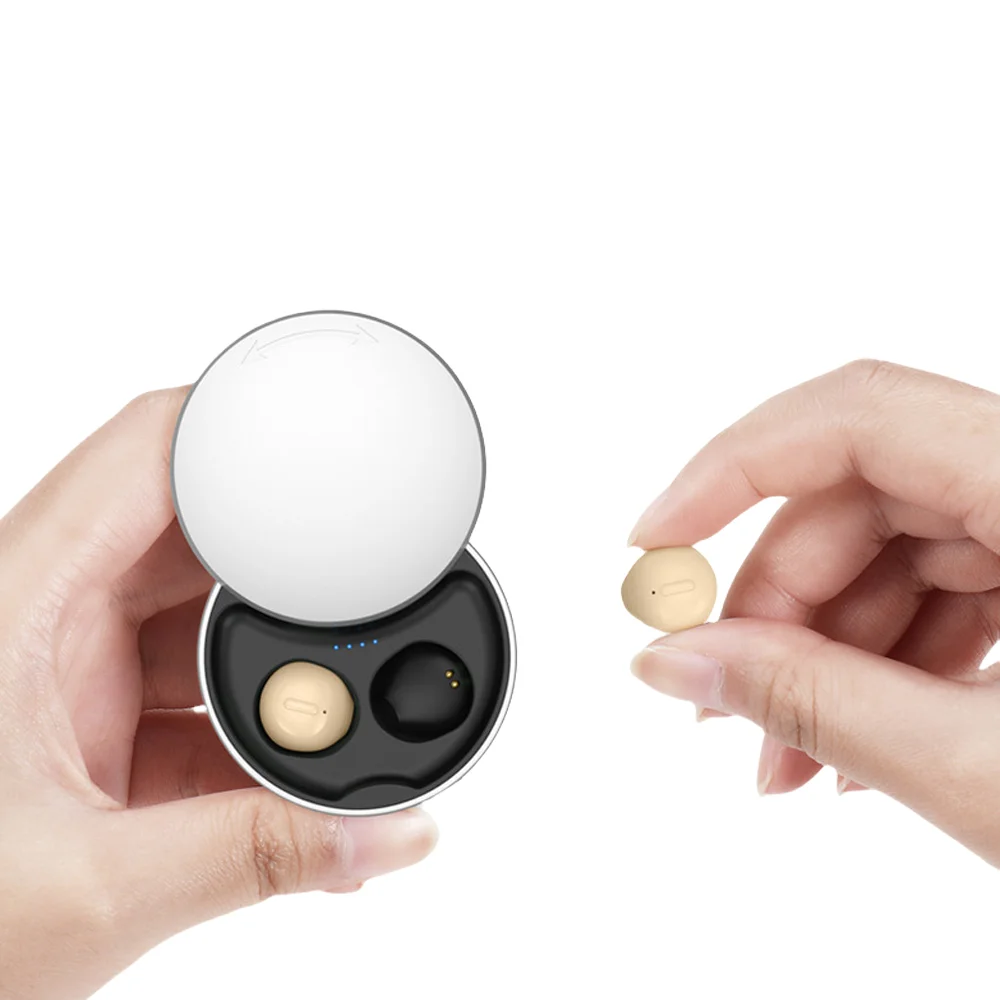 Invisible Earbuds Wireless Bluetooth Earphones in Ear Mini Discreet ...
