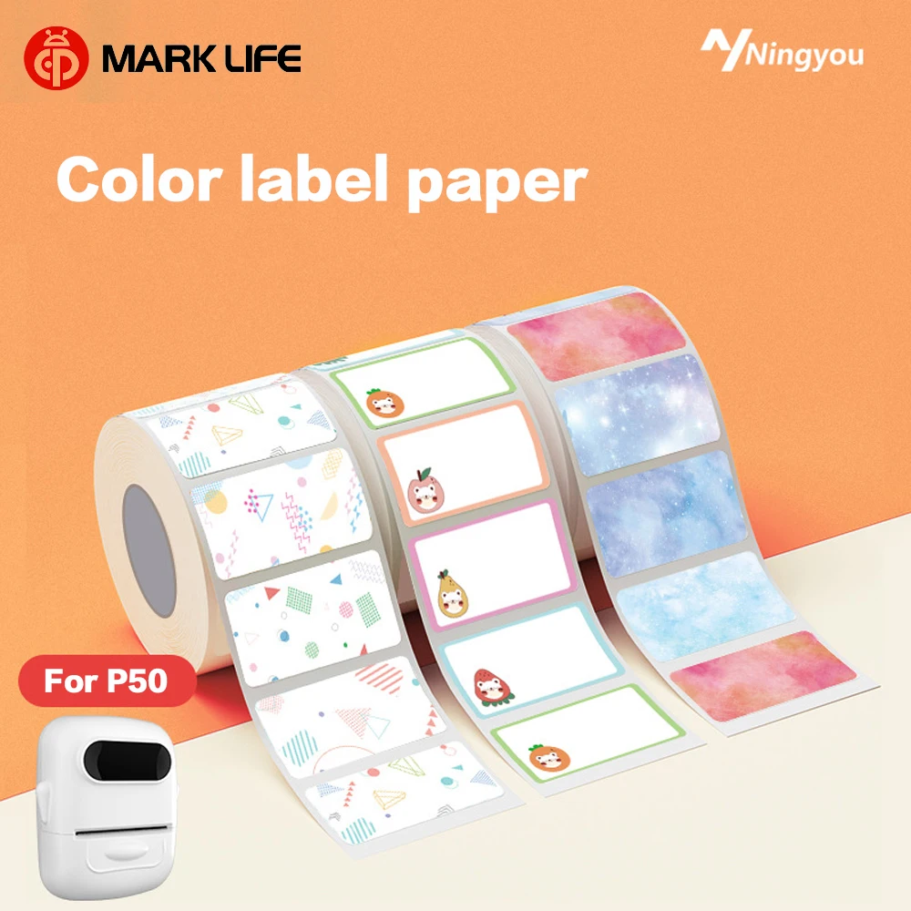 Marklife-P50-Thermal-Label-Printer-machine-HD-Mini-Photo-Bluetooth-Wireless-Sticker-Roll-Feed ...