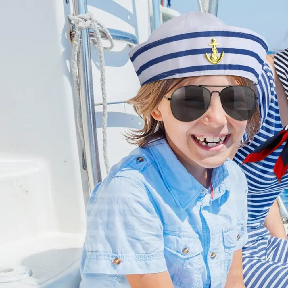 Captains Sailor Hat Sailor Ship Cap Scarf party cosplay costume Ship ...