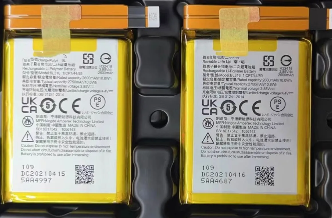 new original for Lenovo 2PRO L78001 BL316 BL318 battery - AliExpress 509