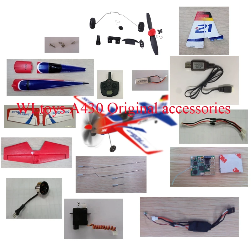 Original Wltoys XK A430 RC Airplane Parts Accessories Brushless Motor ...