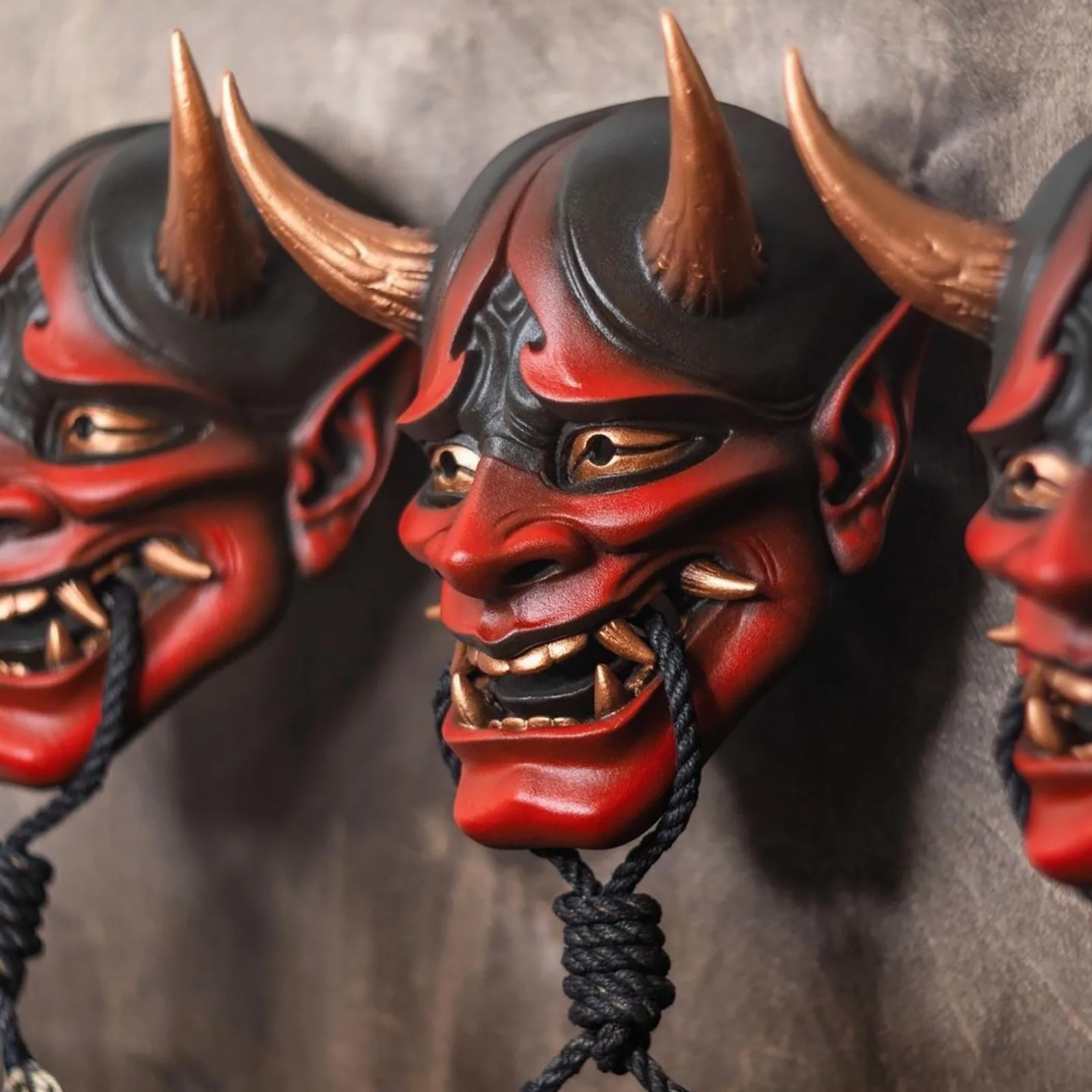 M-scara-de-diablo-japonesa-monstruo-aterrador-Kabuki-Samurai-m-scara-de ...