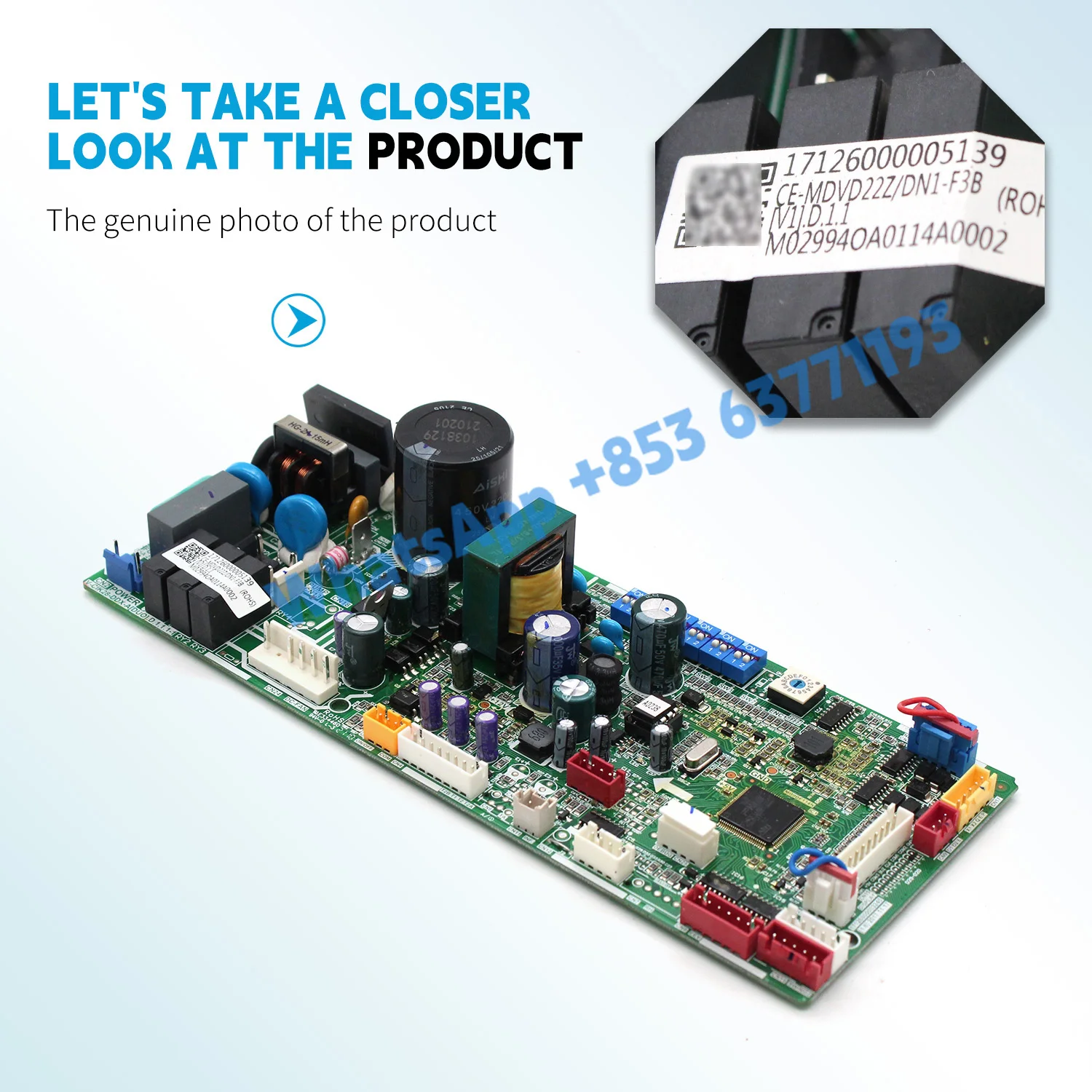 New Indoor Main Control Board Assembly pcb 17126000005139 For Midea VRF ...