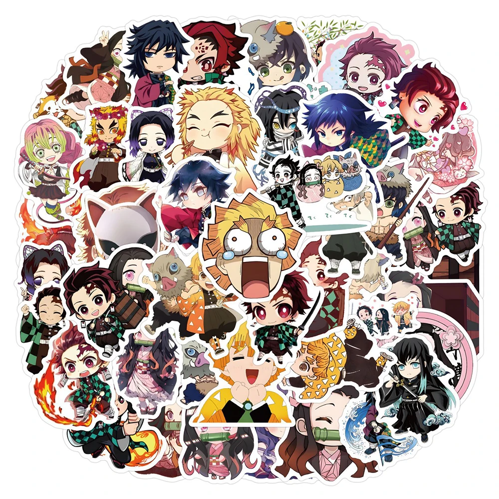 10/30/50PCS Demon Slayer Anime Kamado Nezuko Stickers DIY Phone Laptop ...