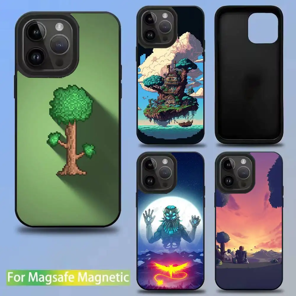Game T-Terraria Phone Case For iPhone 16,15,14,13,12,11,Pro,Max,Plus ...