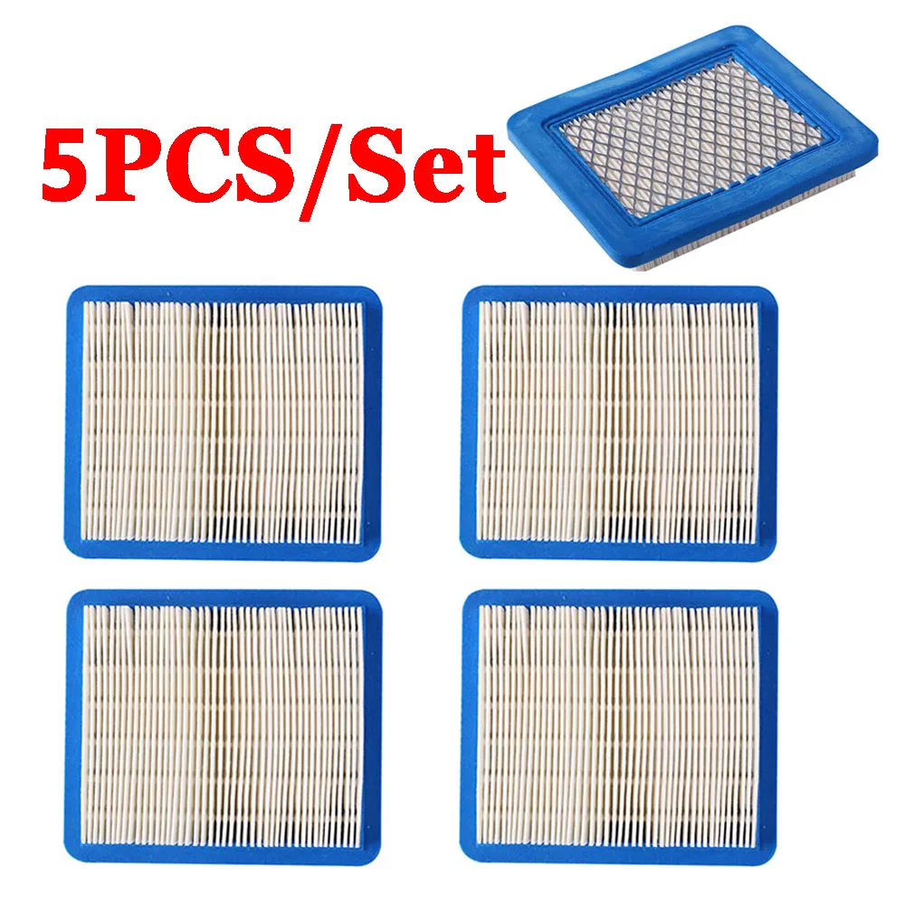 5PCS Lawn Mower Air Filter Replacement For Briggs & Stratton 491588s ...