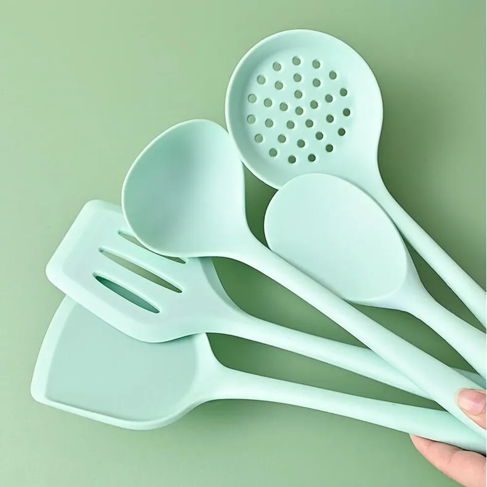 Juego-de-pala-de-silicona-para-sart-n-cuchara-de-arroz-olla-caliente ...