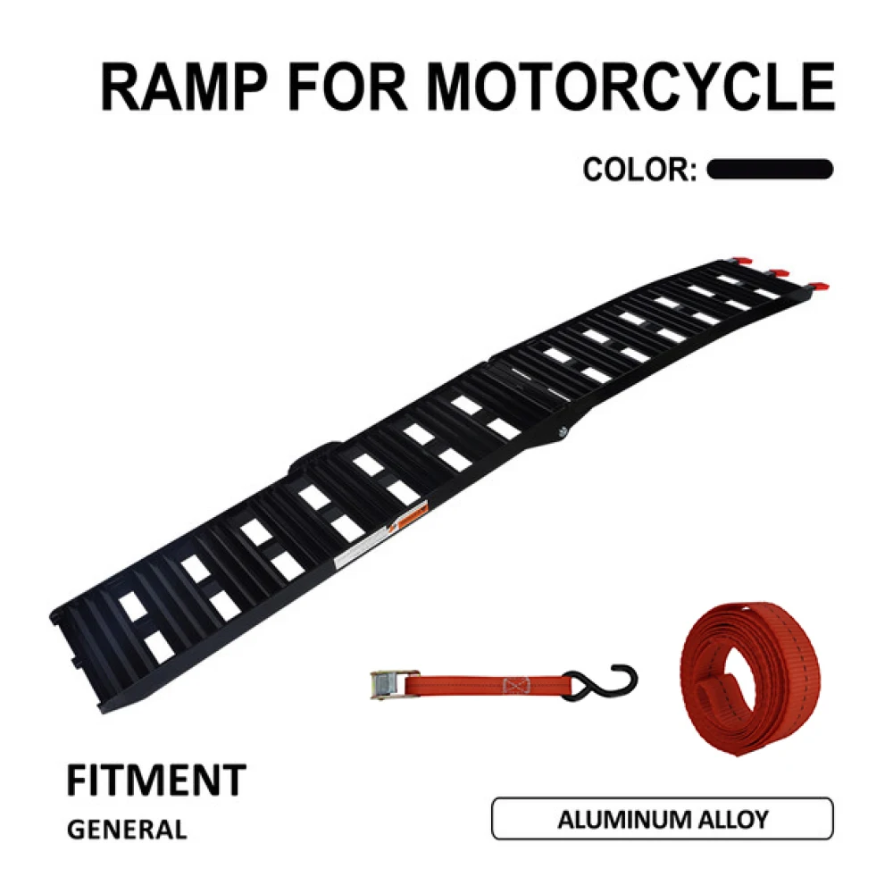 Motorcycle-Aluminum-Alloy-Ladder-Folding-Portable-Ramps-For-ATV-UTV ...