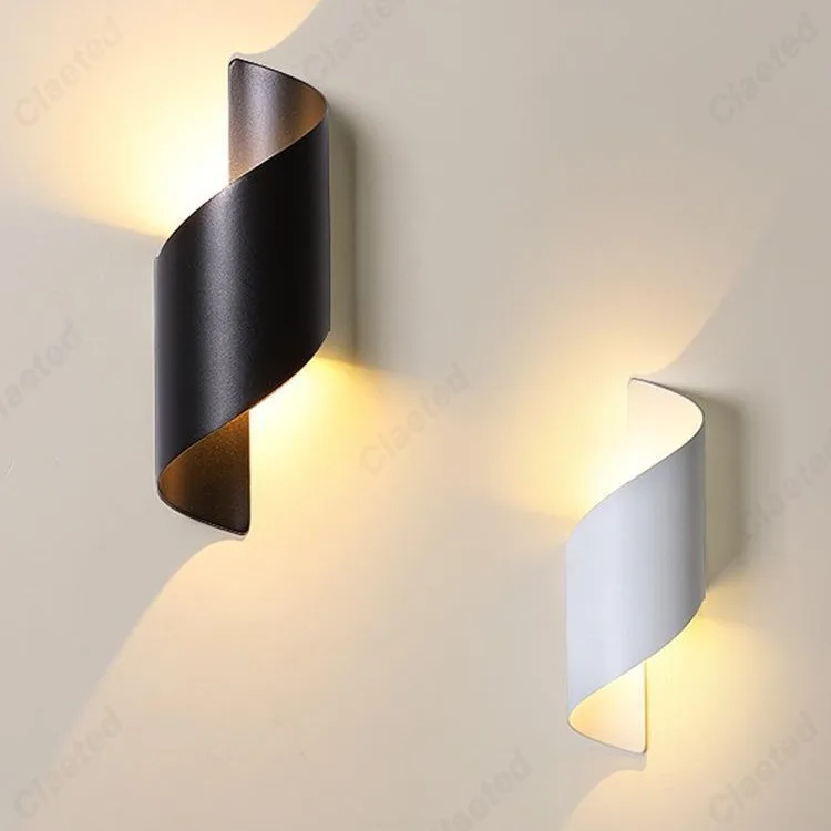 Creative Simple LED Wall Lamp Art Personality Corridor Living Room ...