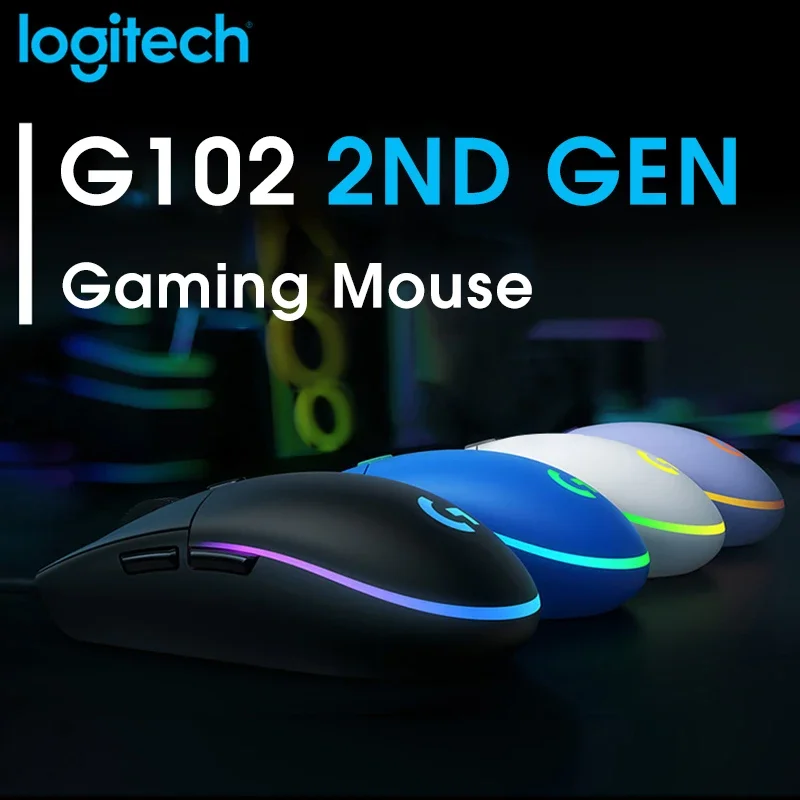 G102-Logitech-Gaming-Wired-Mouse-RGB-USB-For-PC-Laptop-Computer-Ergonmic-Mouse-Gamer-Mechanica ...