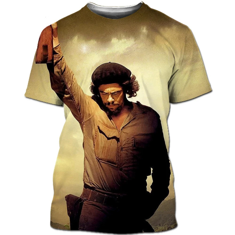 Che Guevara 3D Printed T-Shirts Men Women Casual Fashion Streetwear ...